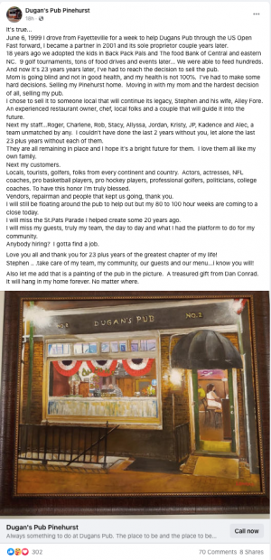 Owners of Lighthouse at Little River Purchase Dugan's Pub