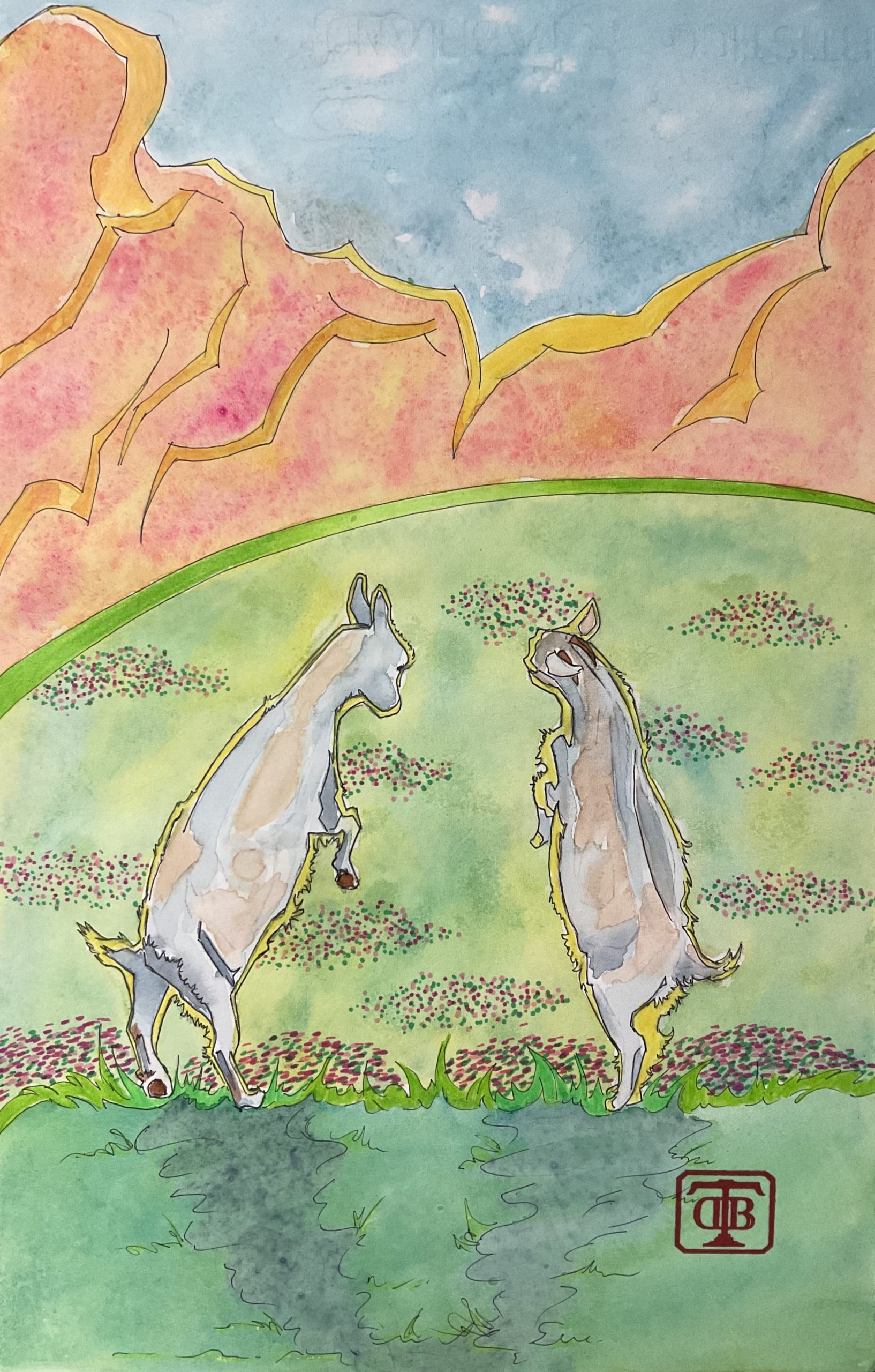 Artist Donates Painting to Benefit Therapy Goat : The Sway