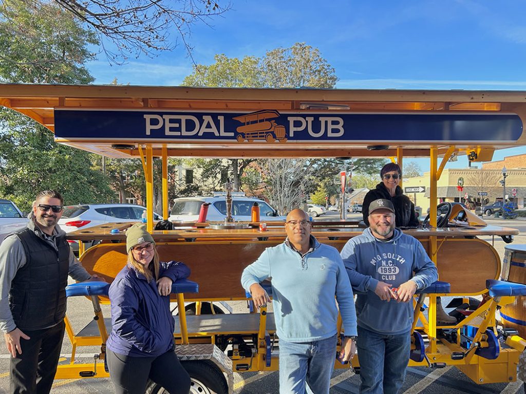 Pedal Pub Rolls Into Downtown Southern Pines : The Sway