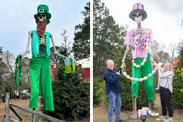 Bone to Spark Joy: 12 ft Skeleton Makes Highway Humerus : The Sway